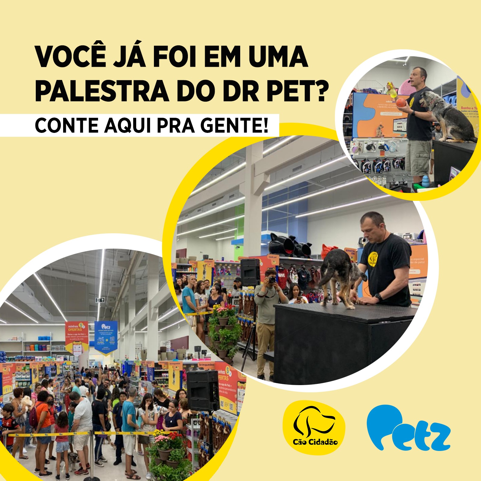 Você já foi em uma palestra do Dr Pet? - Cão Cidadão